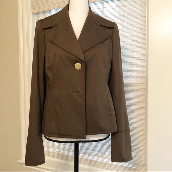 Magaschoni | Jackets & Coats | Magaschoni Brown Jacket Size 8 | Poshmark